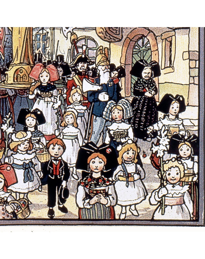 Affiche vintage – Obernai, procession de Sainte Odile (Hansi)